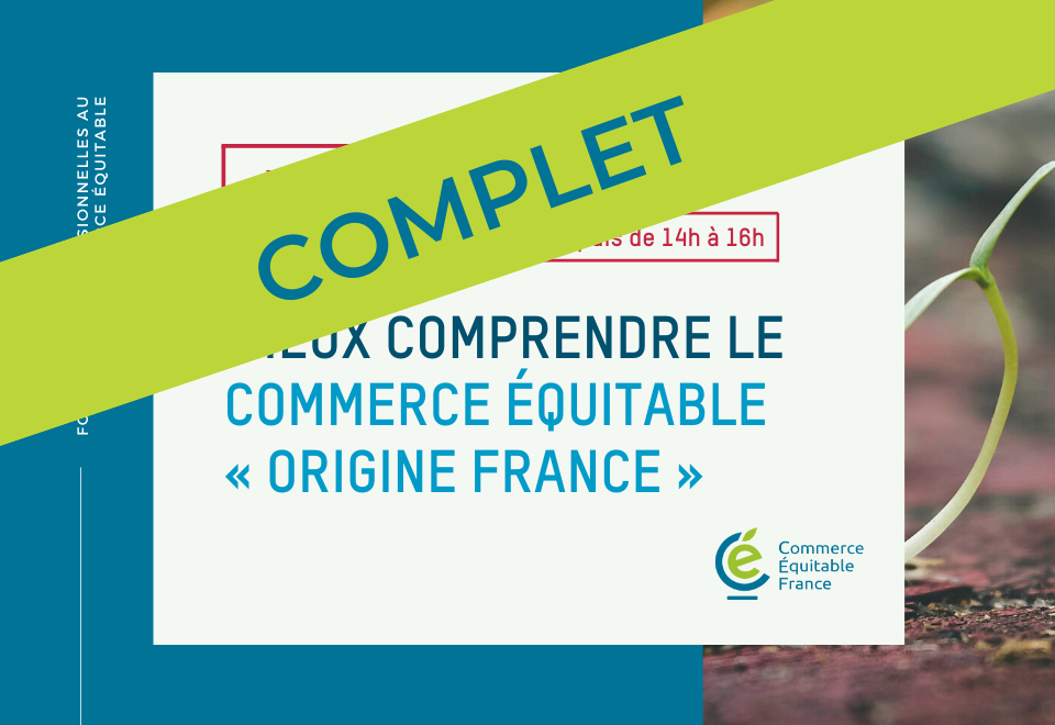 Formation : Mieux comprendre le commerce équitable "origine France ...